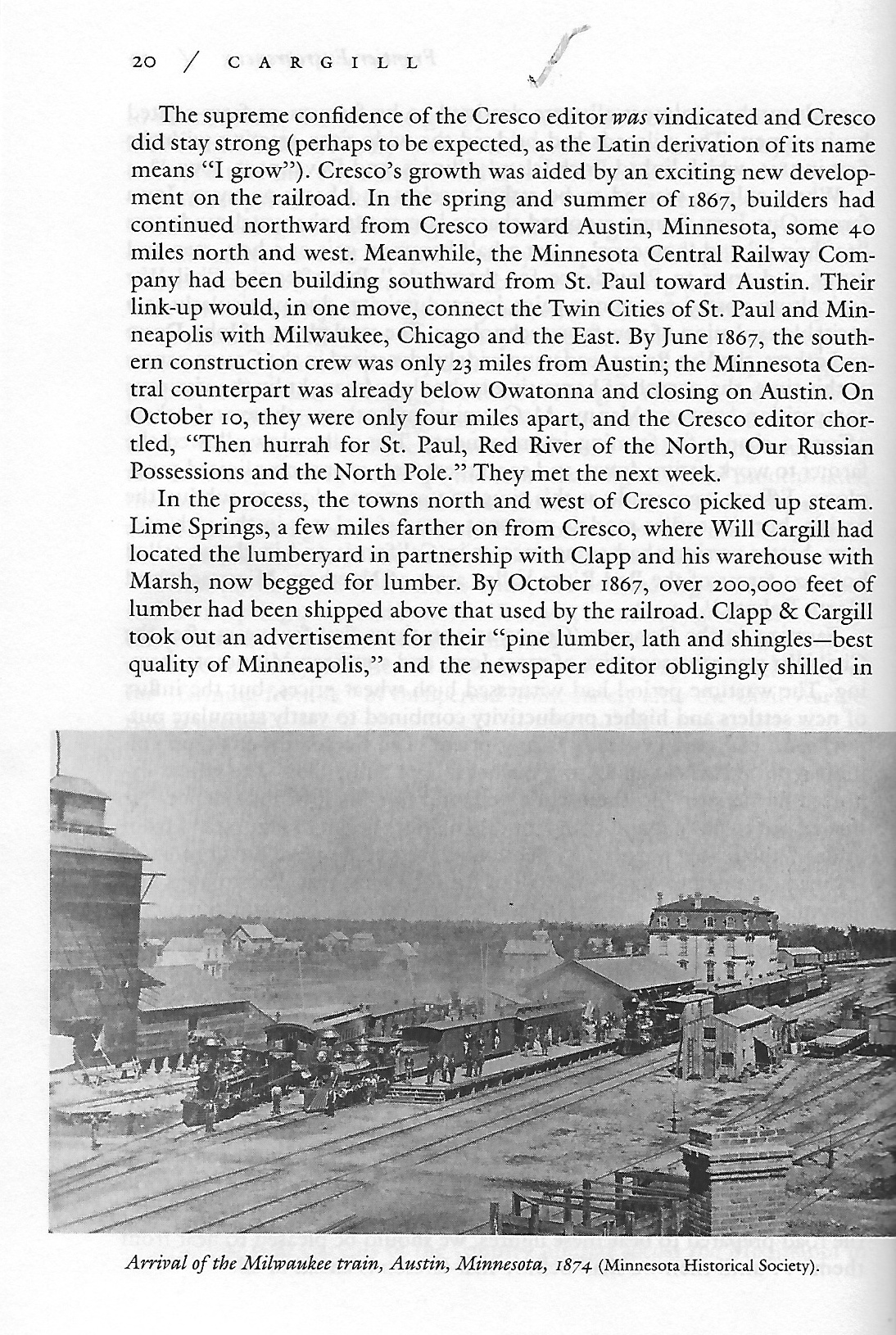 Book report, Part One: Cargill’s first elevators and the blind-horse ...